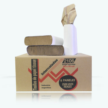 Toalla Blanca Ecopel 20X36 2500U C1108